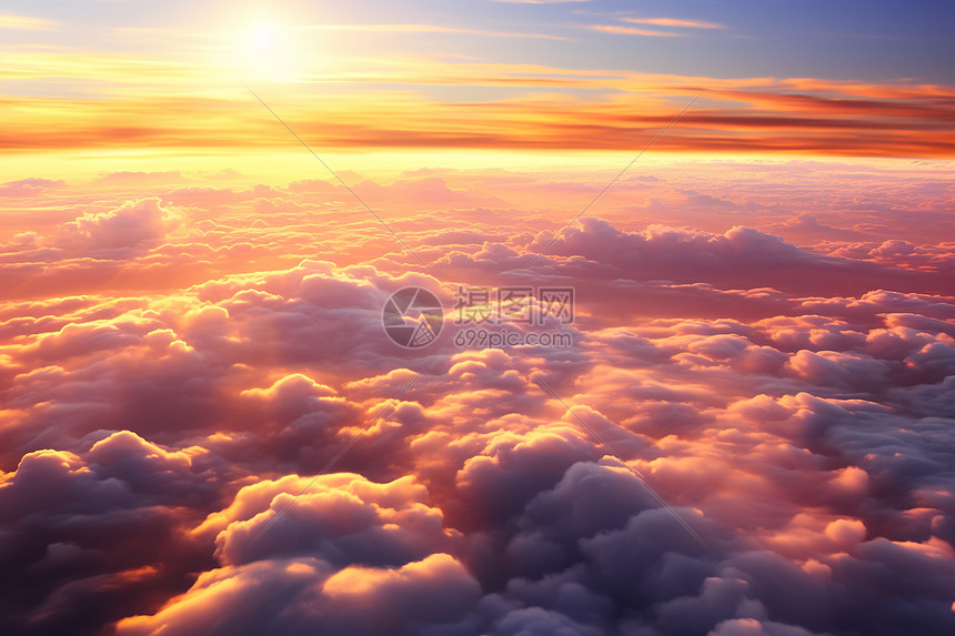 日落云海高清图片下载-正版图片600853507-摄图网