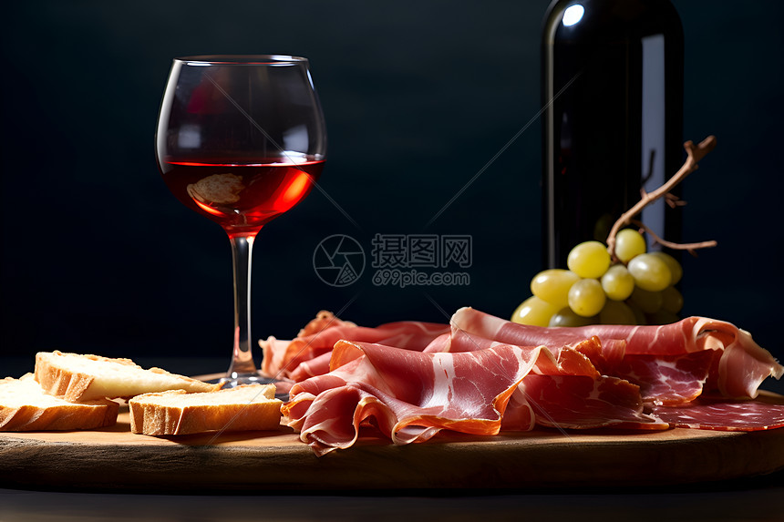 美食与美酒高清图片下载-正版图片600873149-摄图网