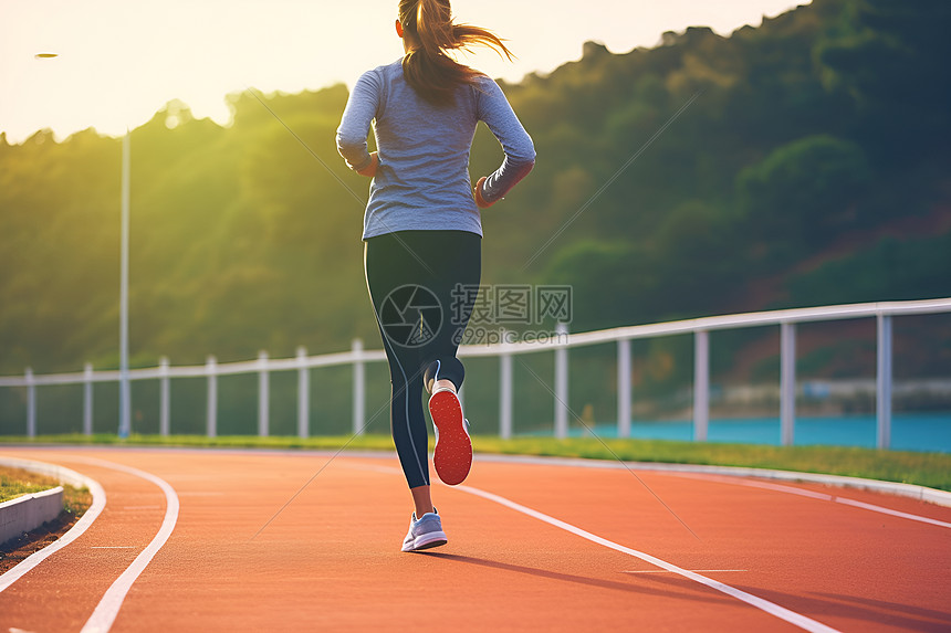健身跑步的女子高清图片下载-正版图片600875888-摄图网