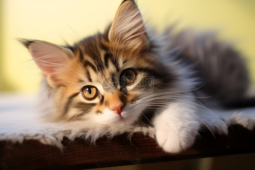 瞬间凝固的美丽猫咪高清图片下载-正版图片600878136-摄图网