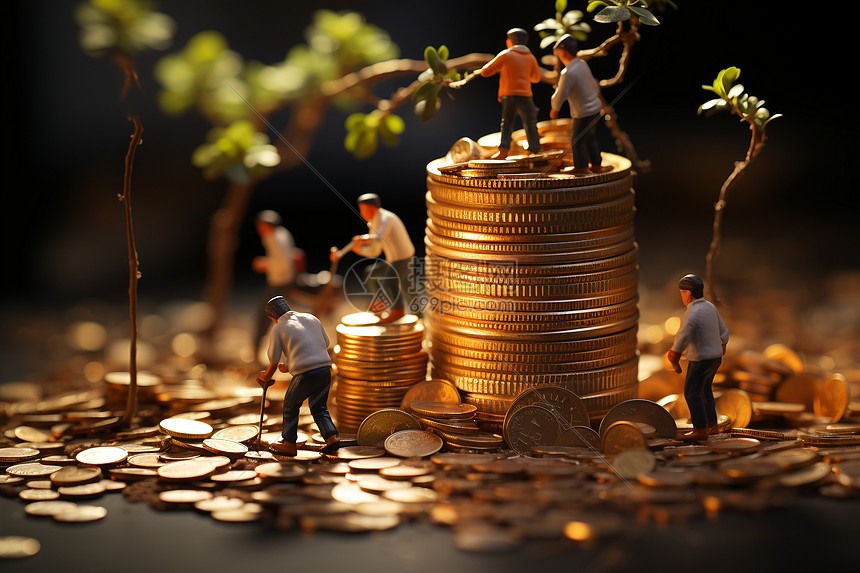创意财富概念图片素材-正版创意图片600880713-摄图网