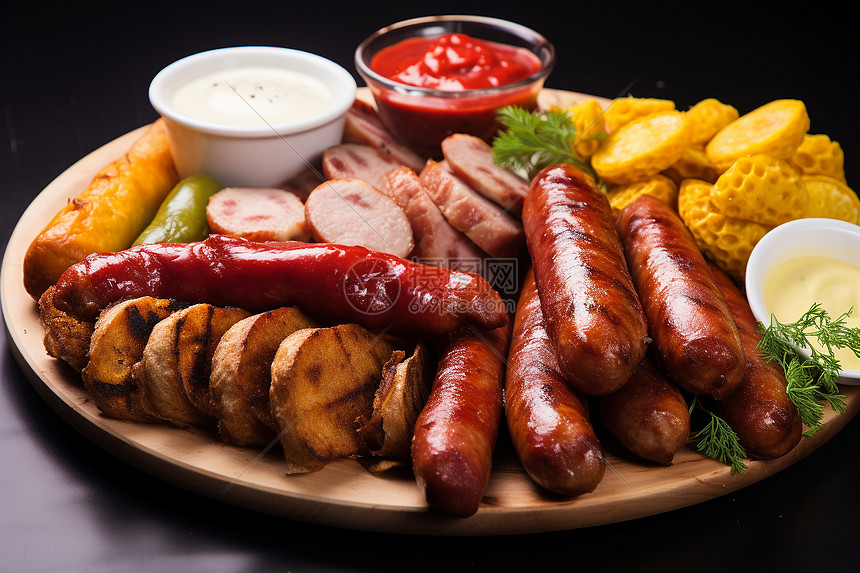 烹饪的肉类薯条高清图片下载-正版图片600882379-摄图网