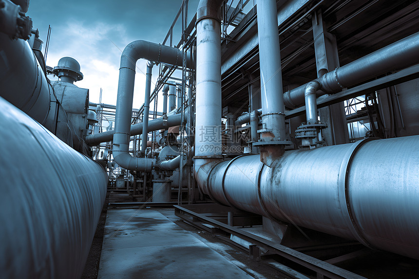 巨型工业管道高清图片下载-正版图片600890565-摄图网