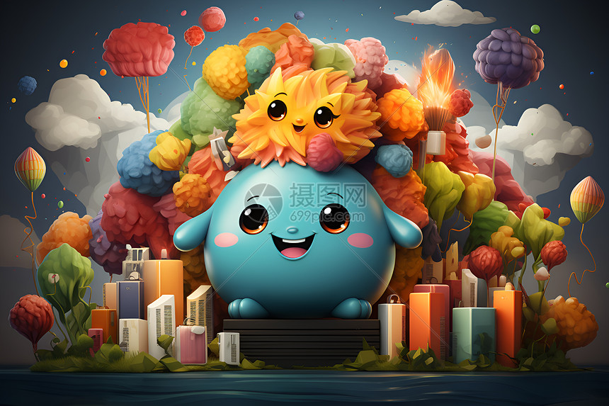 动漫卡通插画图片下载-正版图片600894898-摄图网