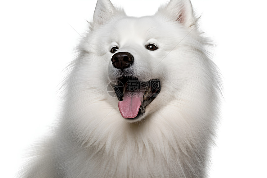 可爱的萨摩耶高清图片下载-正版图片600904741-摄图网