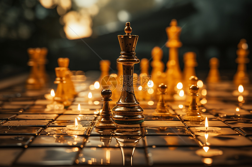 金色的棋盘世界图片素材-正版创意图片600907751-摄图网