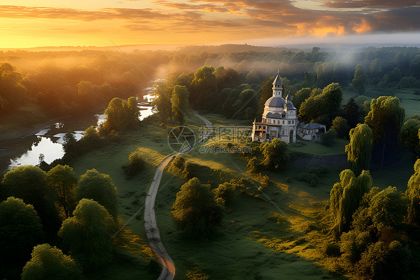 唯美的建筑风景高清图片下载-正版图片600910871-摄图网