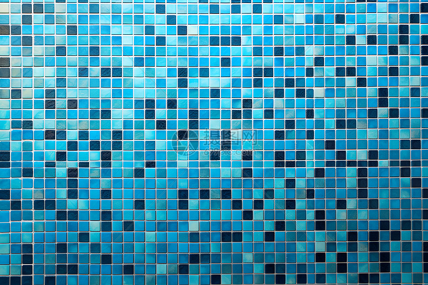 马赛克艺术墙高清图片下载-正版图片600911494-摄图网