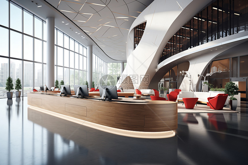 现代商业服务柜台装潢图片素材-正版创意图片600916435-摄图网