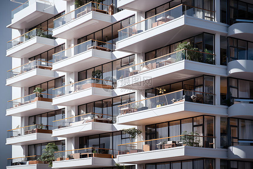 现代楼房高清图片下载-正版图片600918801-摄图网
