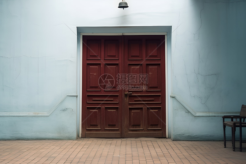 一扇红门高清图片下载 正版图片600924289 摄图网