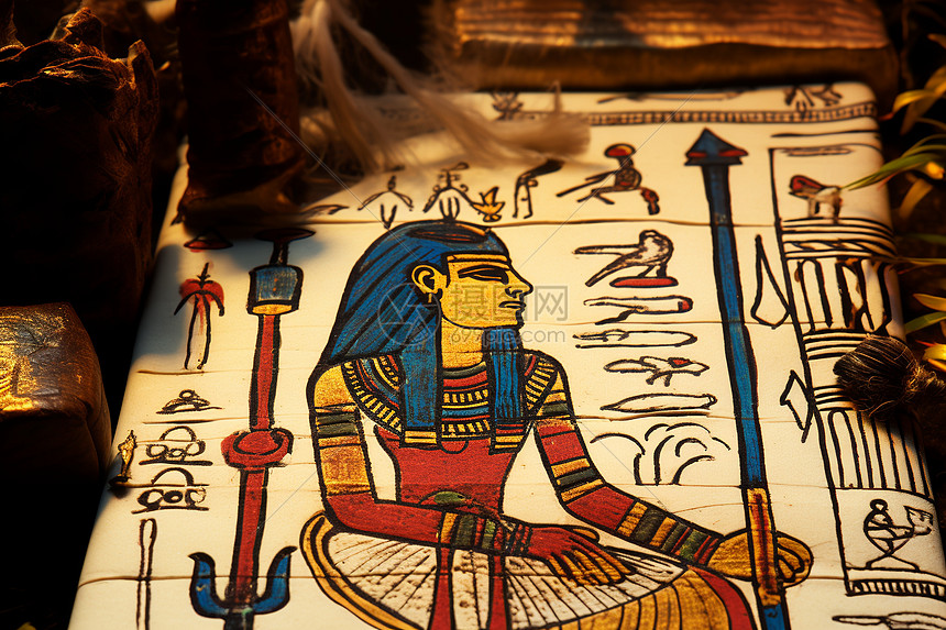历史悠久的古埃及壁画高清图片下载-正版图片600930896-摄图网