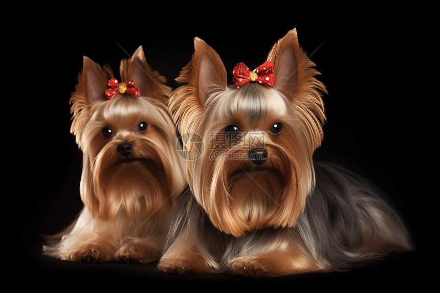 可爱的长毛狗狗高清图片下载-正版图片600933519-摄图网