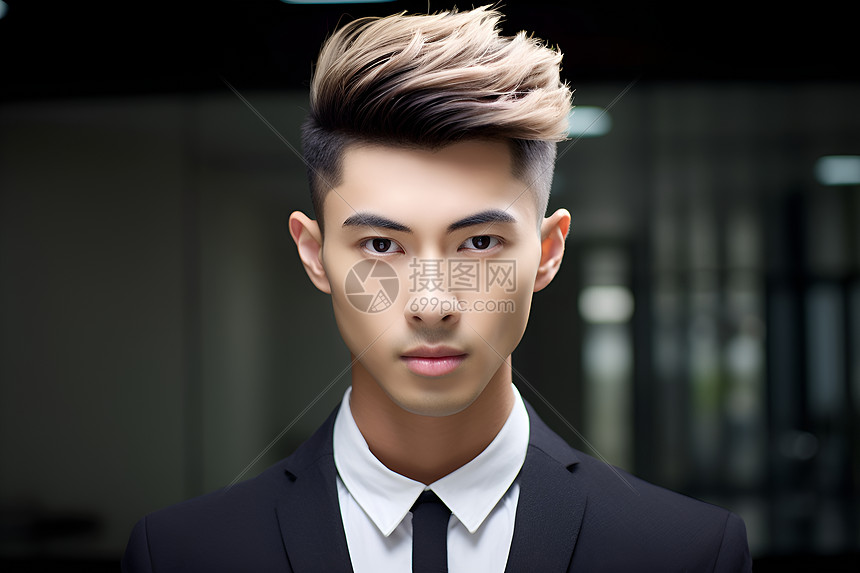 亚洲男士发型高清图片下载-正版图片600940044-摄图网