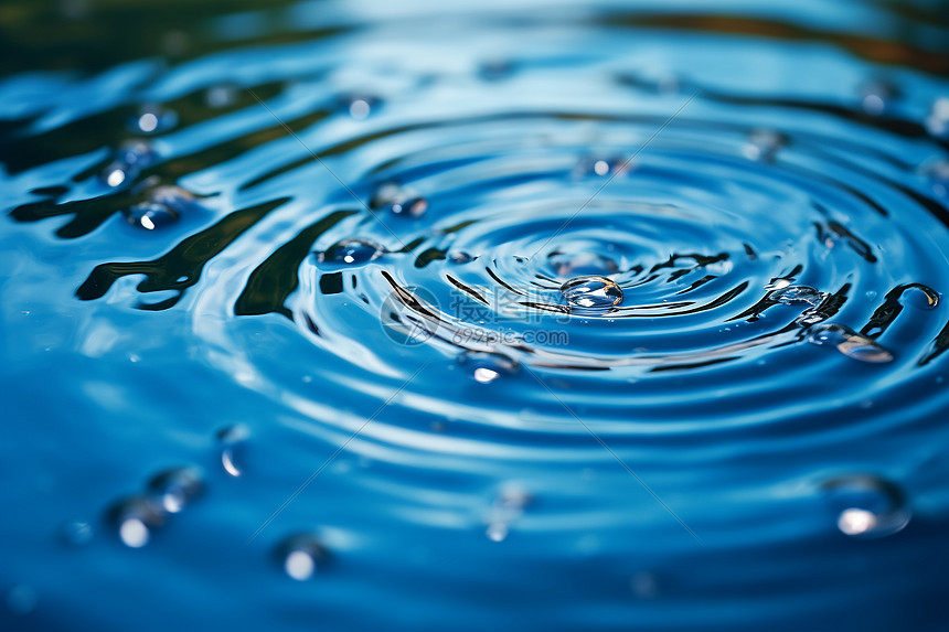 美丽的水面波纹高清图片下载-正版图片600945064-摄图网