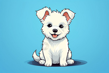 卡通小狗插画图片下载-正版图片600957916-摄图网
