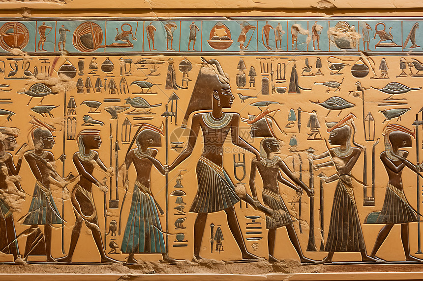 古埃及历史壁画高清图片下载-正版图片600966143-摄图网