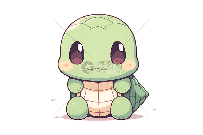 卡通的可爱乌龟插画图片下载-正版图片601022853-摄图网