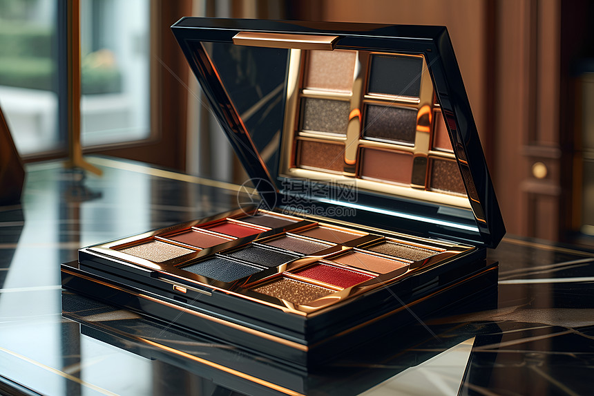 奢华的眼影化妆品高清图片下载-正版图片601026600-摄图网