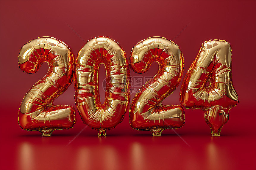 金色的2024高清图片下载-正版图片601028136-摄图网