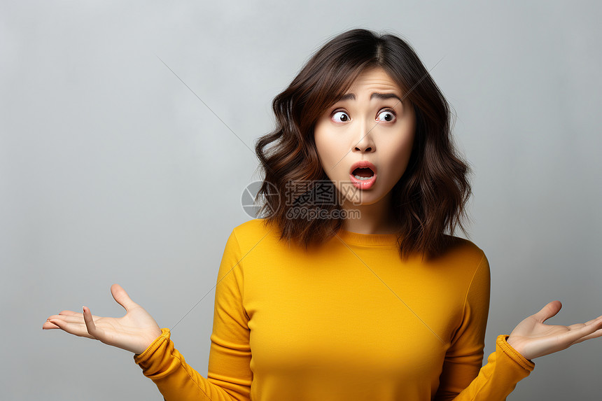 困惑的女孩高清图片下载-正版图片601051226-摄图网