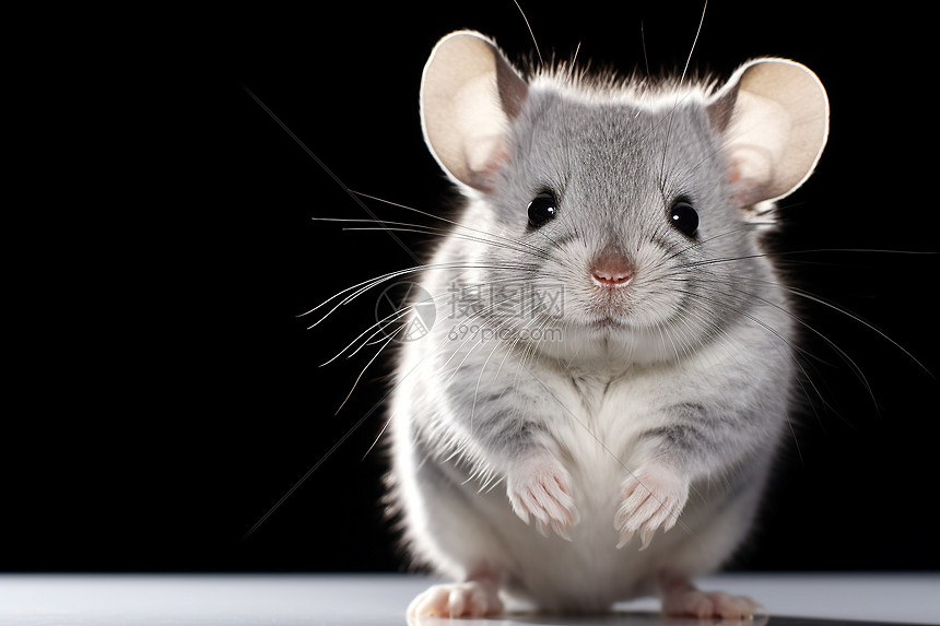 毛茸茸的宠物鼠高清图片下载-正版图片601077512-摄图网