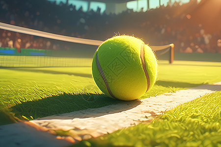 一个网球插画图片下载-正版图片601092700-摄图网