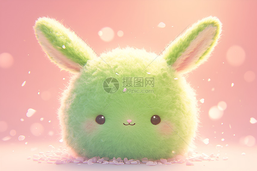 可爱卡通小兔子插画图片下载-正版图片601095222-摄图网