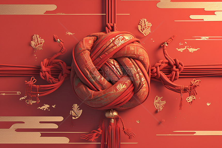 中国结的艺术插画图片下载-正版图片601108535-摄图网