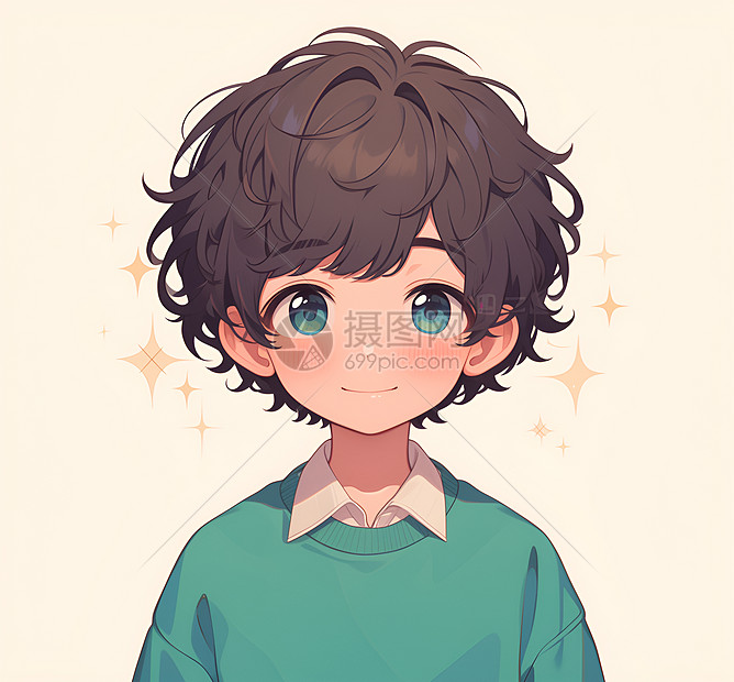 卡通形象男孩插画图片下载-正版图片601111587-摄图网