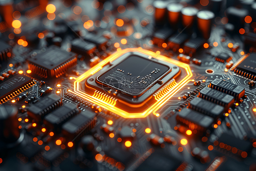 电脑芯片高清图片下载-正版图片601127180-摄图网