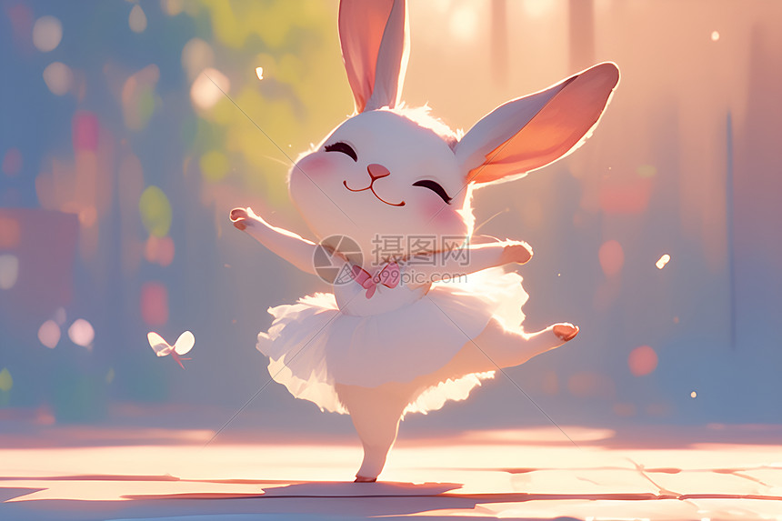 可爱卡通兔子插画图片下载-正版图片601262207-摄图网