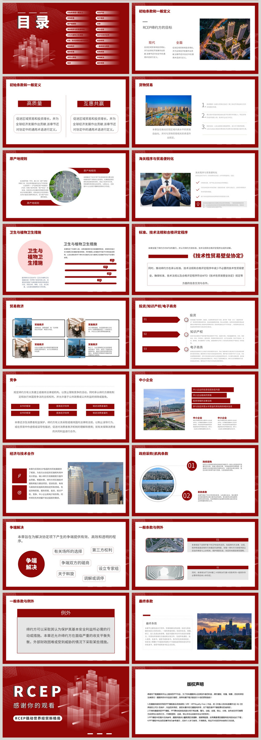 RCEP区域全面经济伙伴关系协定PPT模板图片-正版模板下载401877248-摄图网