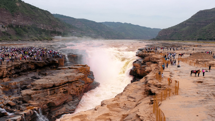 4K黄河壶口瀑布航拍素材mp4格式视频下载_正版视频编号699364-摄图网