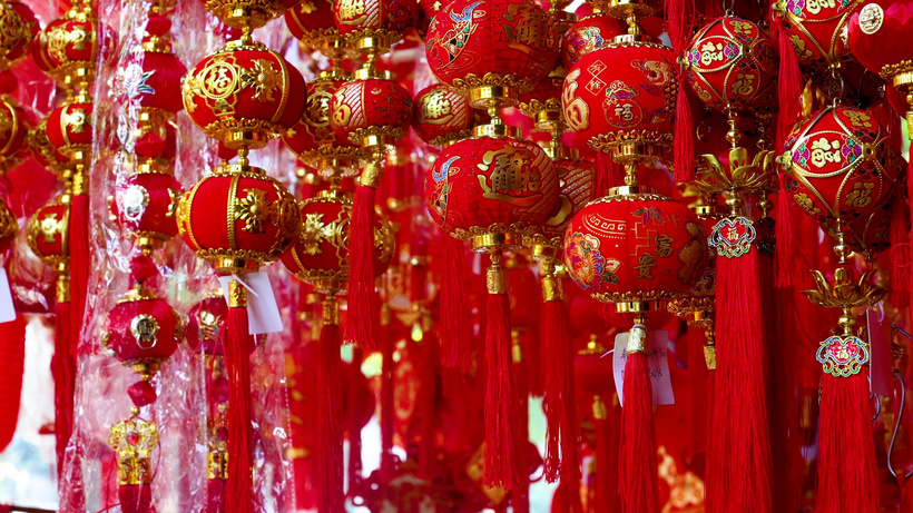 4K实拍新年气氛年味新年快乐挂件mp4格式视频下载_正版视频编号4018528-摄图网