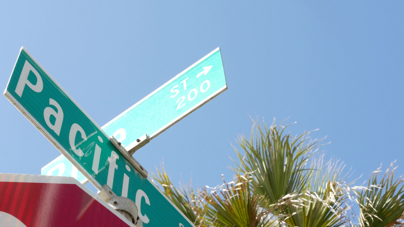 美国加利福尼亚州101号公路旅游目的地十字路口的太平洋mp4格式视频下载_正版视频编号3752467-摄图网