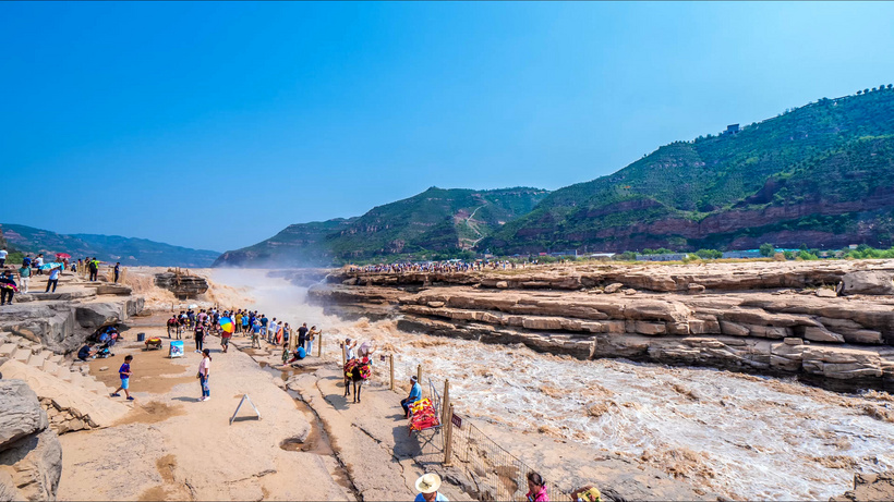 4K壶口瀑布延时mp4格式视频下载_正版视频编号67383-摄图网