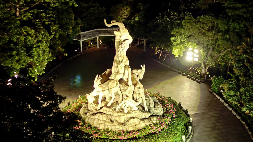 4k广州越秀五羊雕像mov格式视频下载_正版视频编号3601092-摄图网