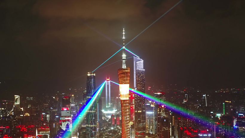 4k广州70周年建党灯光秀mov格式视频下载_正版视频编号3601107-摄图网