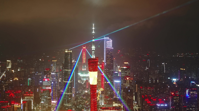 4k广州70周年建党灯光秀mov格式视频下载_正版视频编号3601188-摄图网