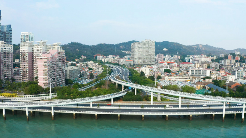 厦门演武大桥与成功大道交汇处mp4格式视频下载_正版视频编号77810-摄图网