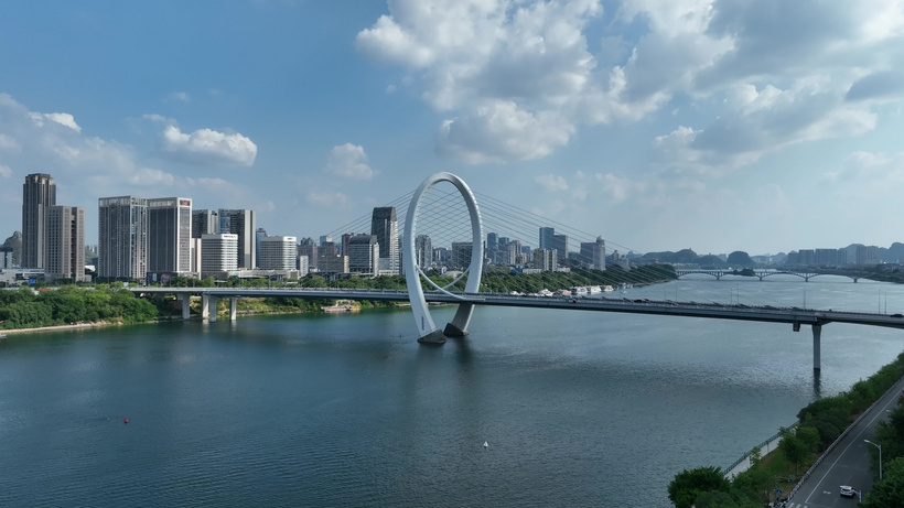 4k广西柳州白沙大桥mov格式视频下载_正版视频编号3959574-摄图网