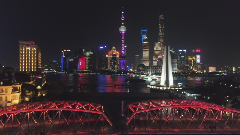 上海陆家嘴天际线mov格式视频下载_正版视频编号3683598-摄图网