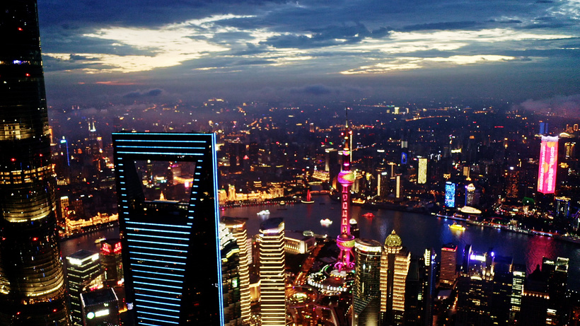 上海陆家嘴天际线航拍mov格式视频下载_正版视频编号99202-摄图网