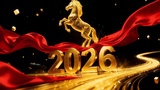 金色马2026新年庆典片头mp4格式视频下载_正版视频编号4922576-摄图网