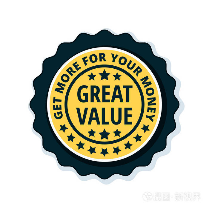 伟大的价值标签, 矢量, 插图插画-正版商用图片07n0ki-摄图新视界