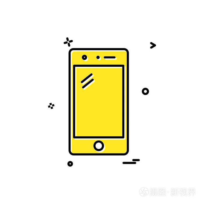 移动图标设计矢量插画-正版商用图片0atays-摄图新视界