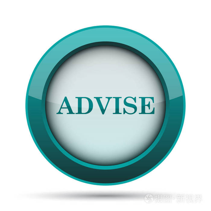 建议图标。白色背景上的互联网按钮照片-正版商用图片0b7rpx-摄图新视界