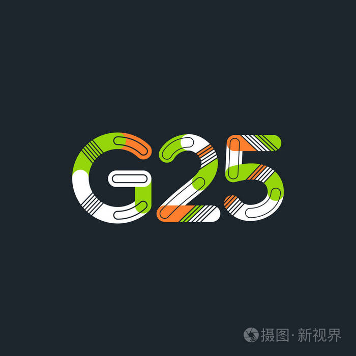 字母与数字 G25插画-正版商用图片0dhhes-摄图新视界