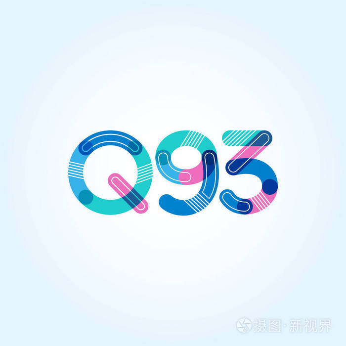 字母和数字标识 Q93插画-正版商用图片0dhmas-摄图新视界